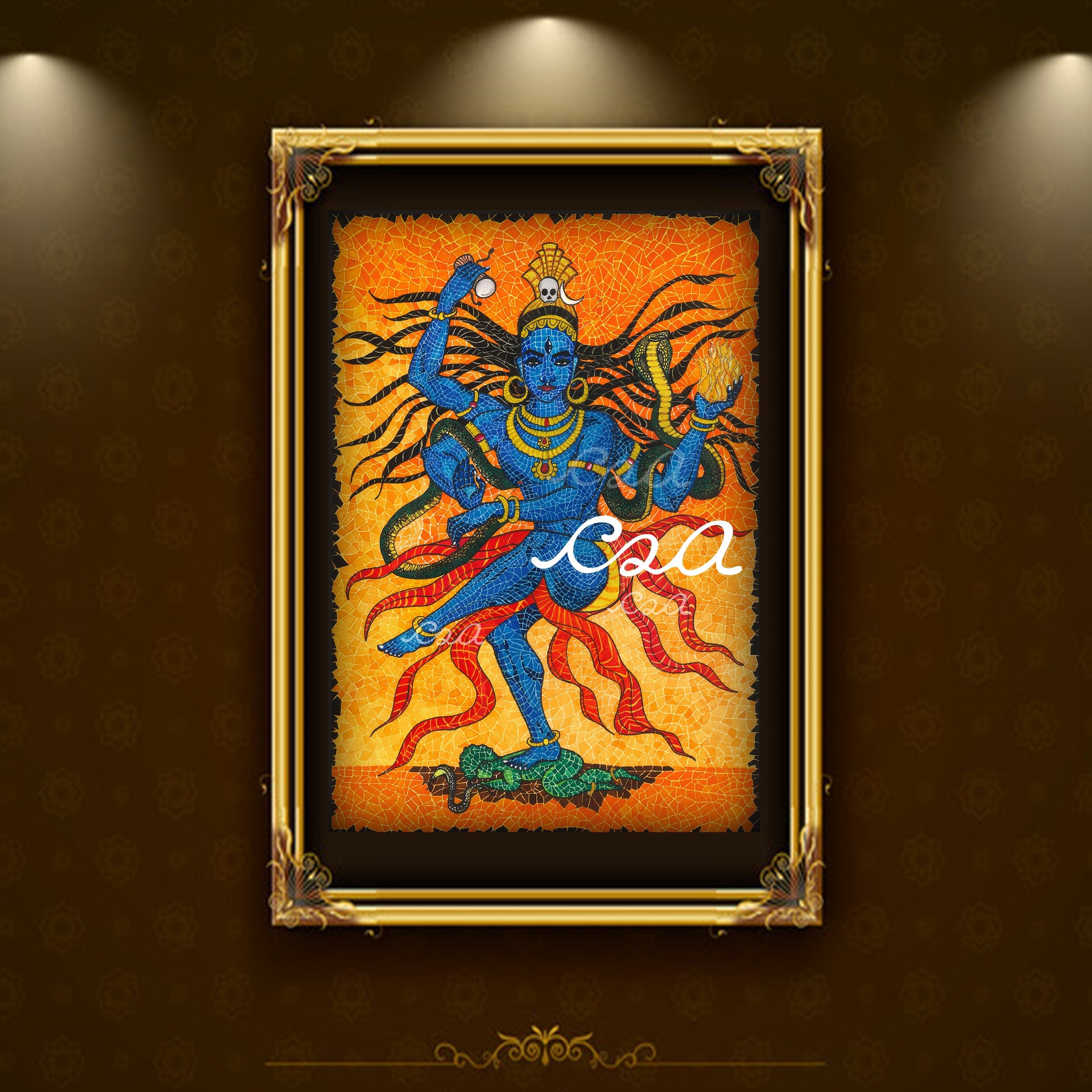 Abstract Shiva