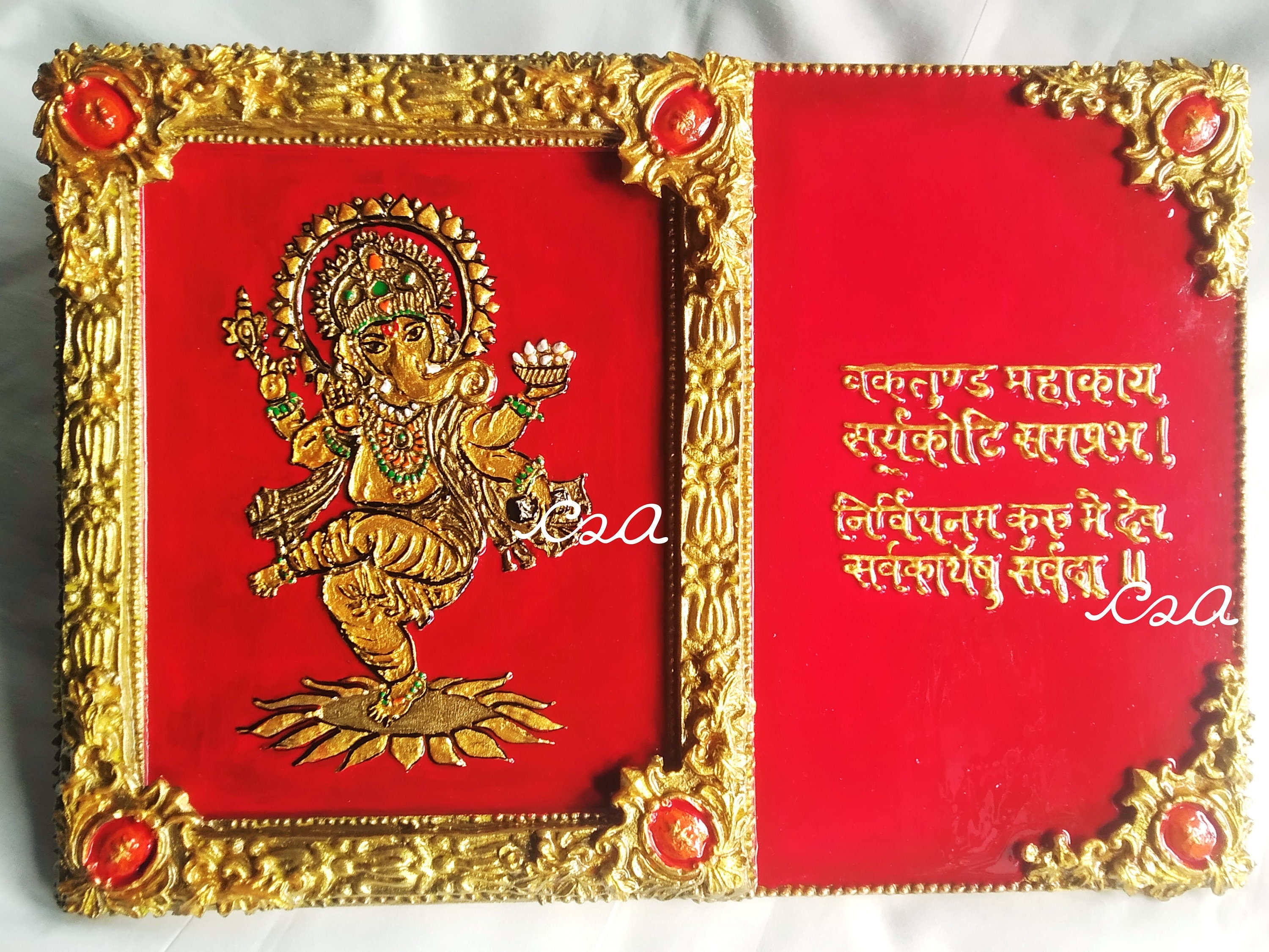 Buy Lord Ganesh Frame, Ganesha Wall Hanging, Indian God Art, Ganesha ...