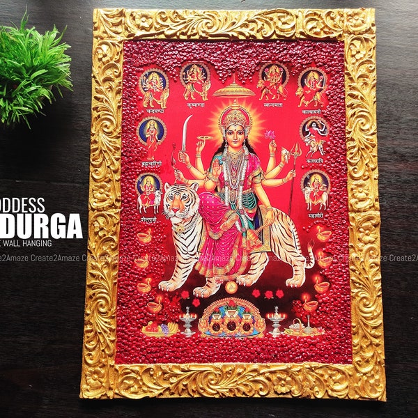 Maa Durga Photo Frame - Etsy