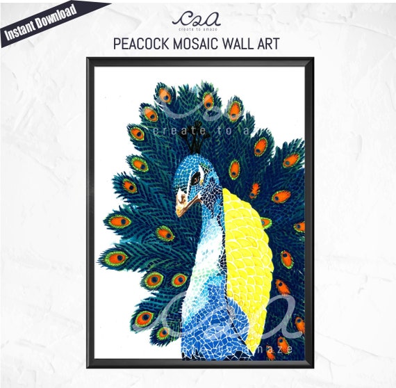 Dibujo Abstracto De Pavo Real
