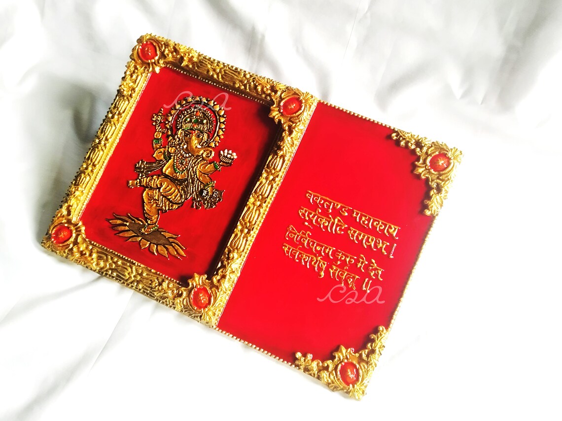 Buy Lord Ganesh Frame Ganesha Wall Hanging Indian God Art Online in ...