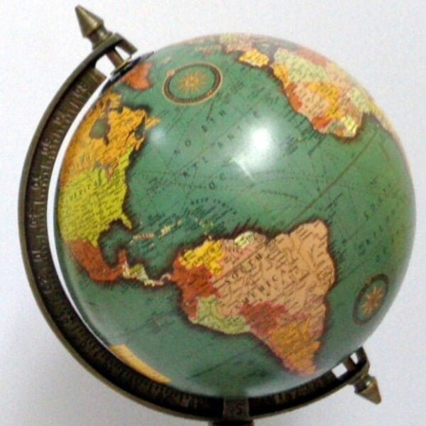 Vintage World Globe - Etsy