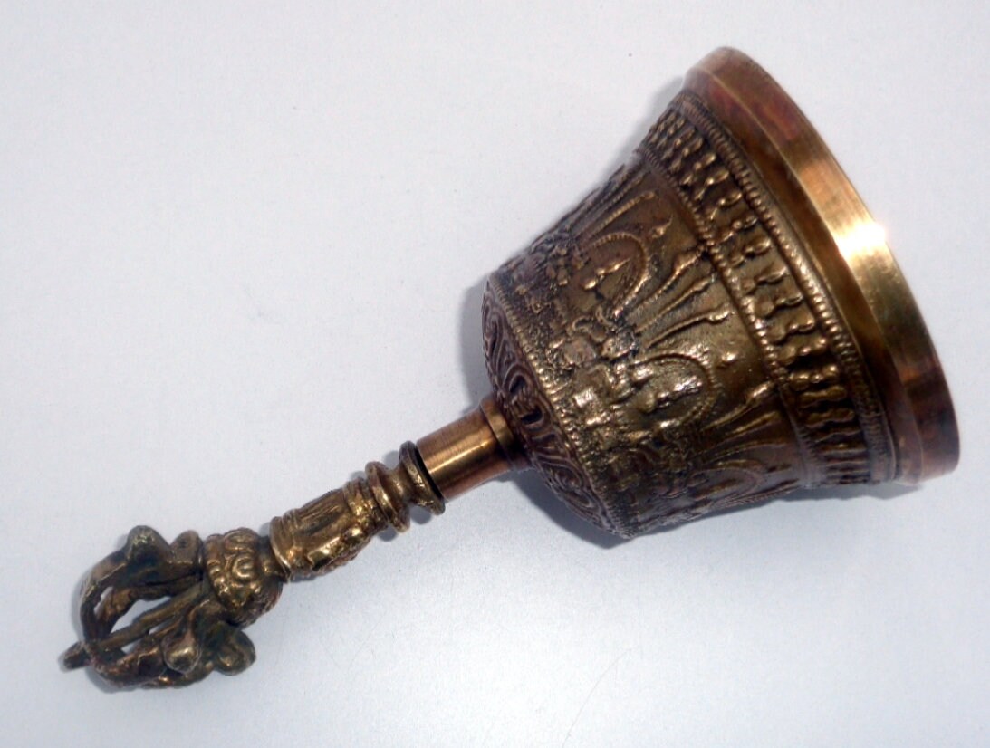 Vintage Brass Hand Bell