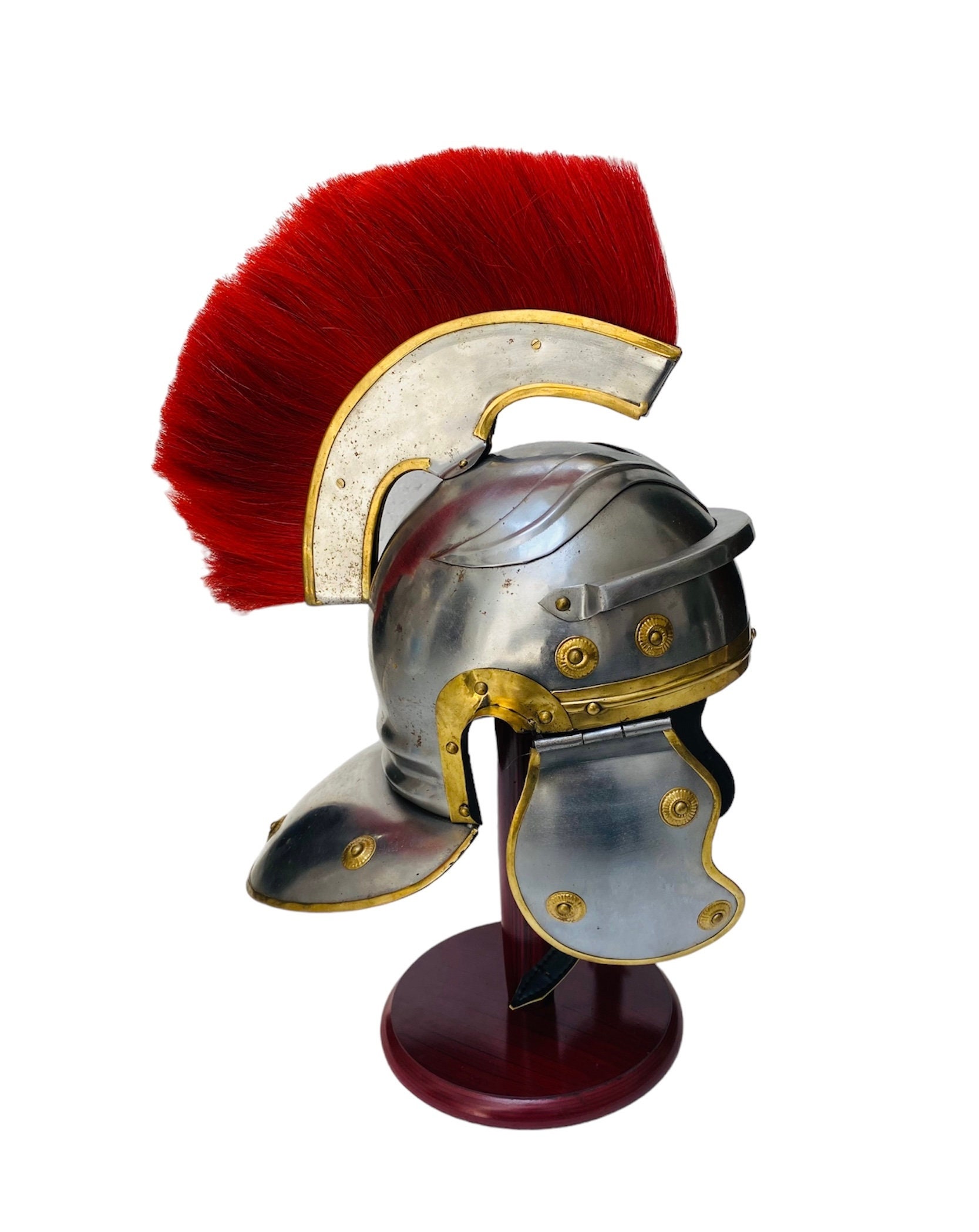 Roman Officer Centurion Helmet Roman Legion Römischer Helm Legionary ...