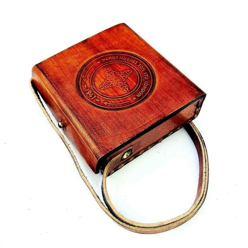 Antique Vintage Brass Henry Hughes Desk Magnifier Folding Magnifying ...