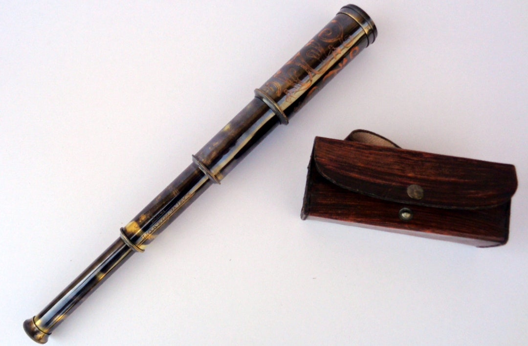 15 Antique Brass Working Telescope Antique Finish Vintage Handlead ...