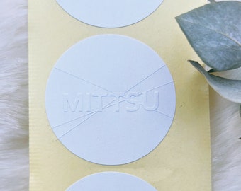 6/7/8 Circle Menu Cards, Round Menu for Standard Dinner Plates, Modern ...