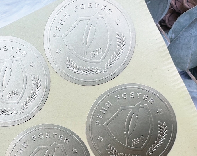 Gold Foil Embossed Stickers, Embossed Raised Sticker/label, Embossing ...