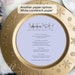 6/7/8 Circle Menu Cards, Round Menu for Standard Dinner Plates, Modern ...