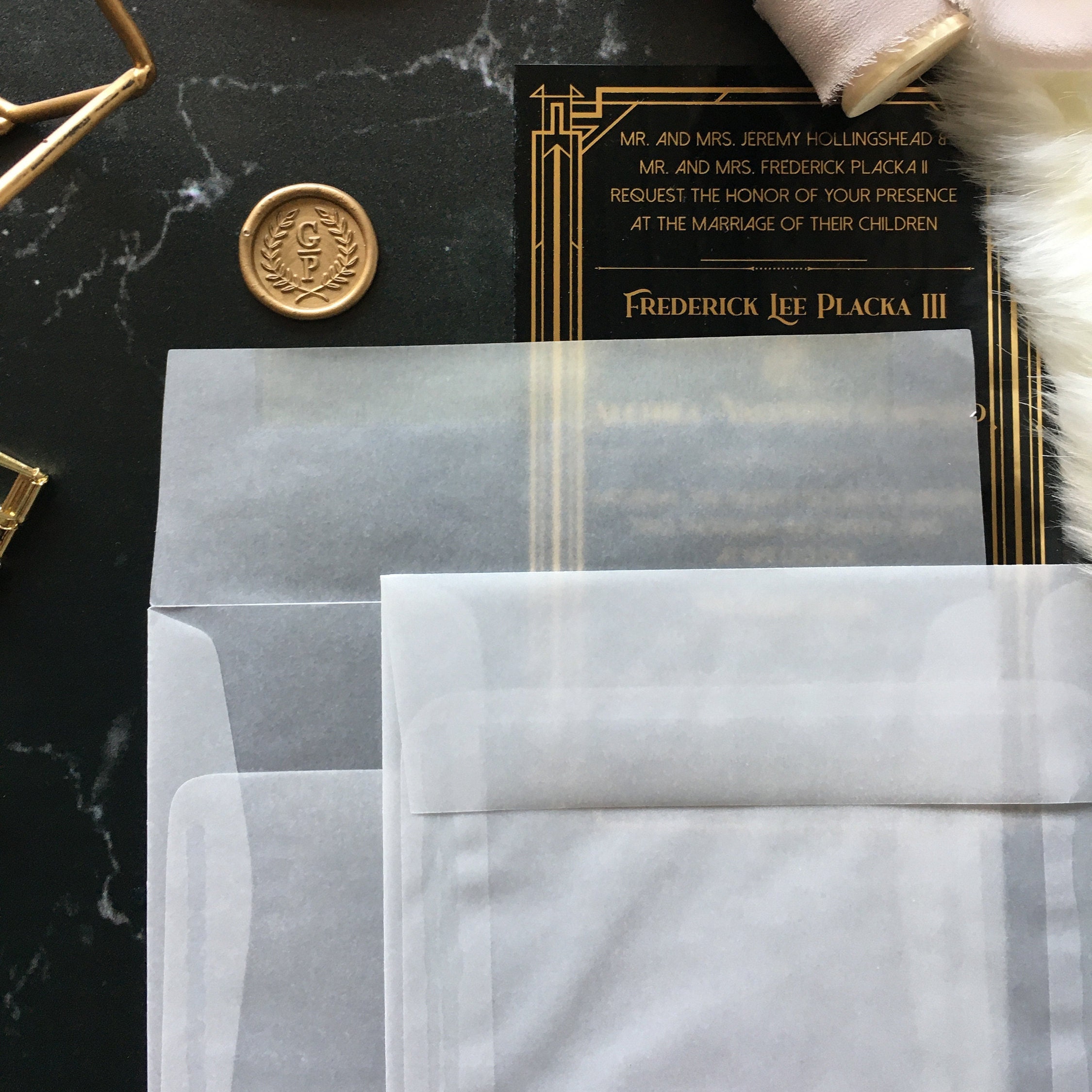 Vellum Envelope Clear Envelope Translucent Envelope A2 A6 - Etsy