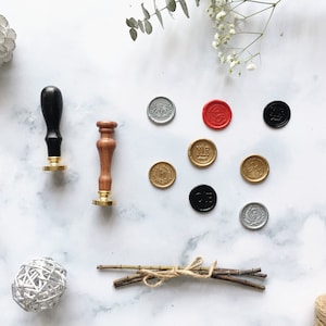 Custom Wax Stamp - Custom Wax Seal - Personalized Wax Stamp - Wax Label ...