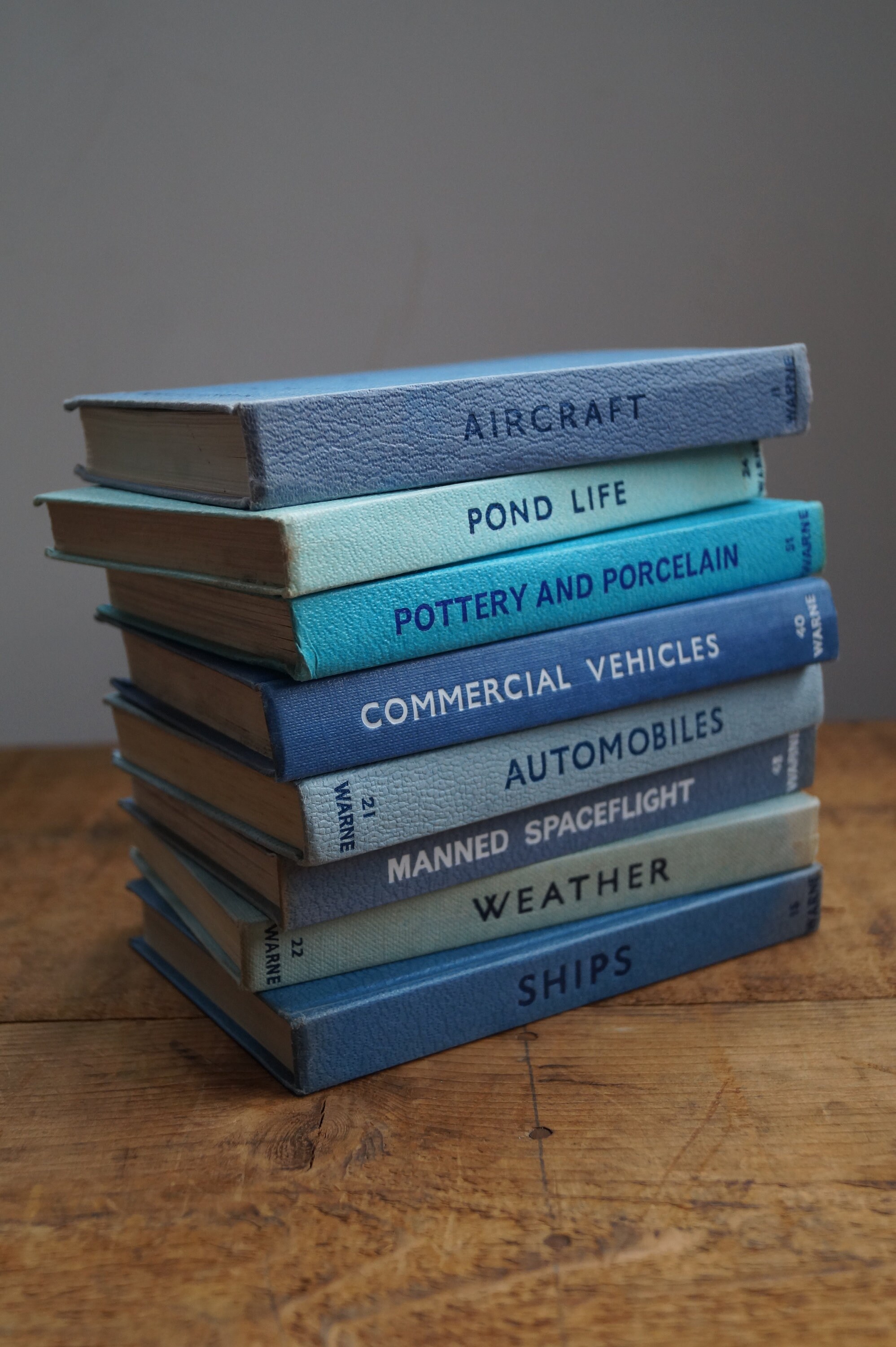 Observers Books Vintage Colourful Display Shelf Decor - Etsy UK