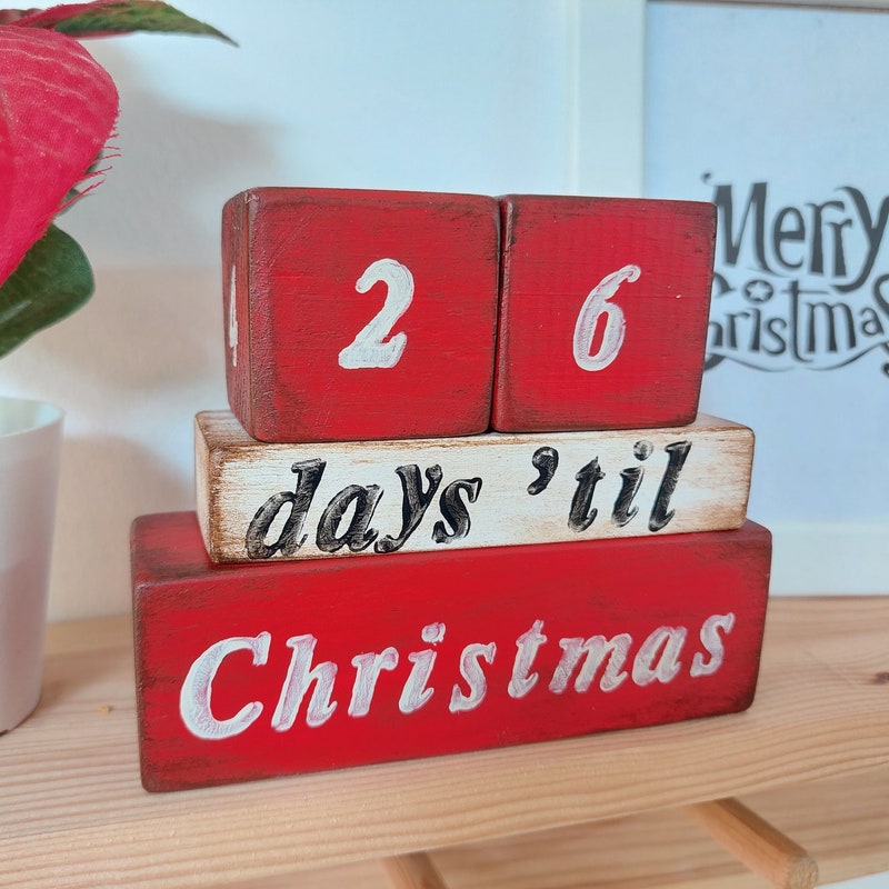 Countdown Blocks - Etsy