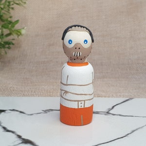 Horror Movie Collection / Halloween Peg Doll Set - Etsy