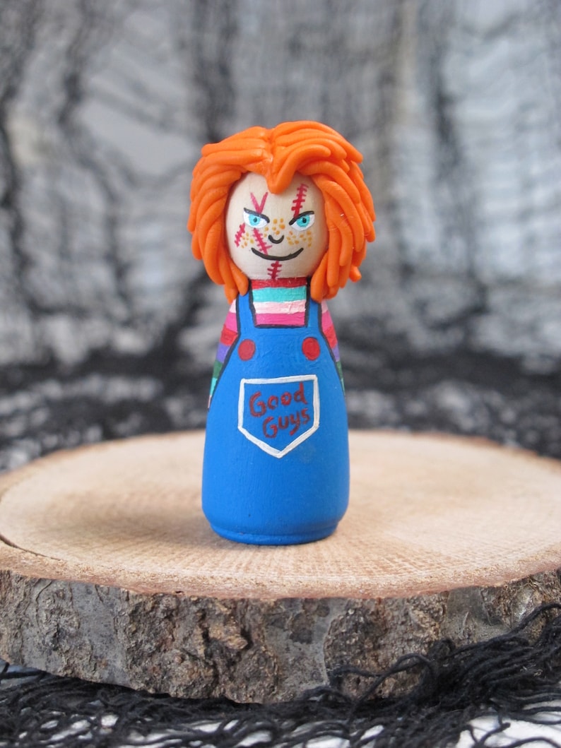 Chucky Peg Doll Horror Collectibles Gift for Horror Movie - Etsy
