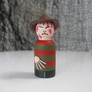Freddy Krueger Peg Doll, Nightmare on Elm Street Keepsake Horror ...