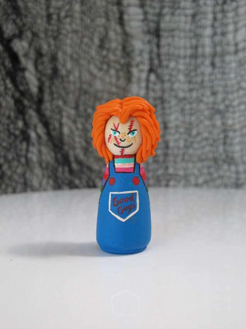 Chucky Peg Doll Horror Collectibles Gift for Horror Movie - Etsy
