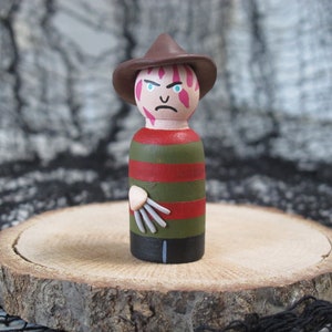 Freddy Krueger Peg Doll, Nightmare on Elm Street Keepsake Horror ...