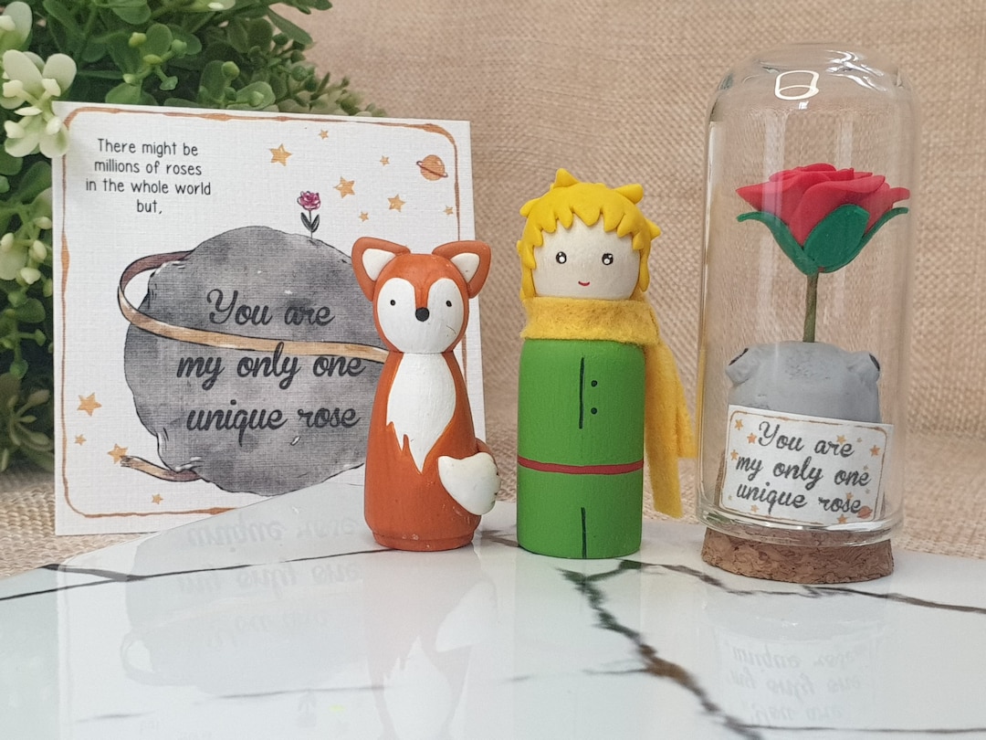 The Little Prince Peg Doll, Le Petit Prince Toy Gift, Birthday Cake ...
