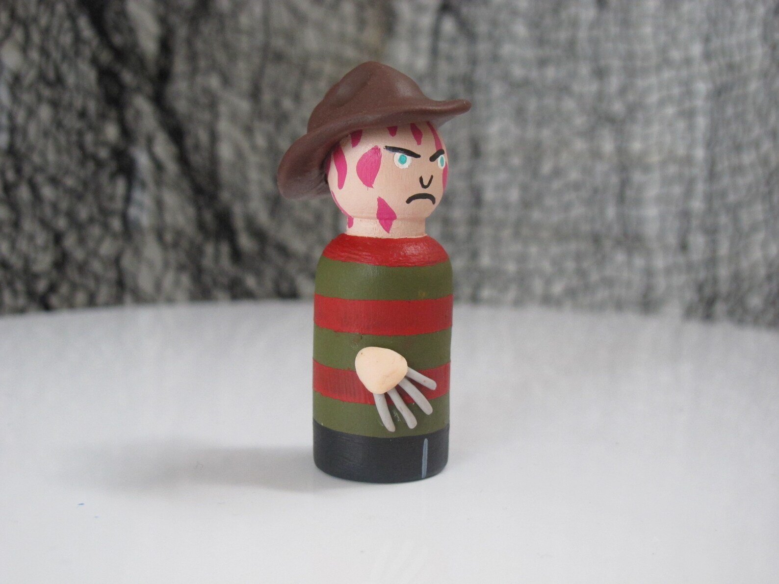 Freddy Krueger Peg Doll, Nightmare on Elm Street Keepsake Horror ...