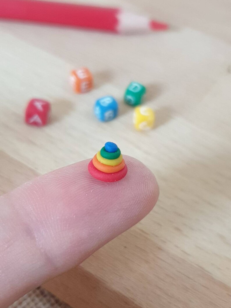 Super Tiny Polymer Clay Miniature Set, Mini Dollhouse Supplies ...