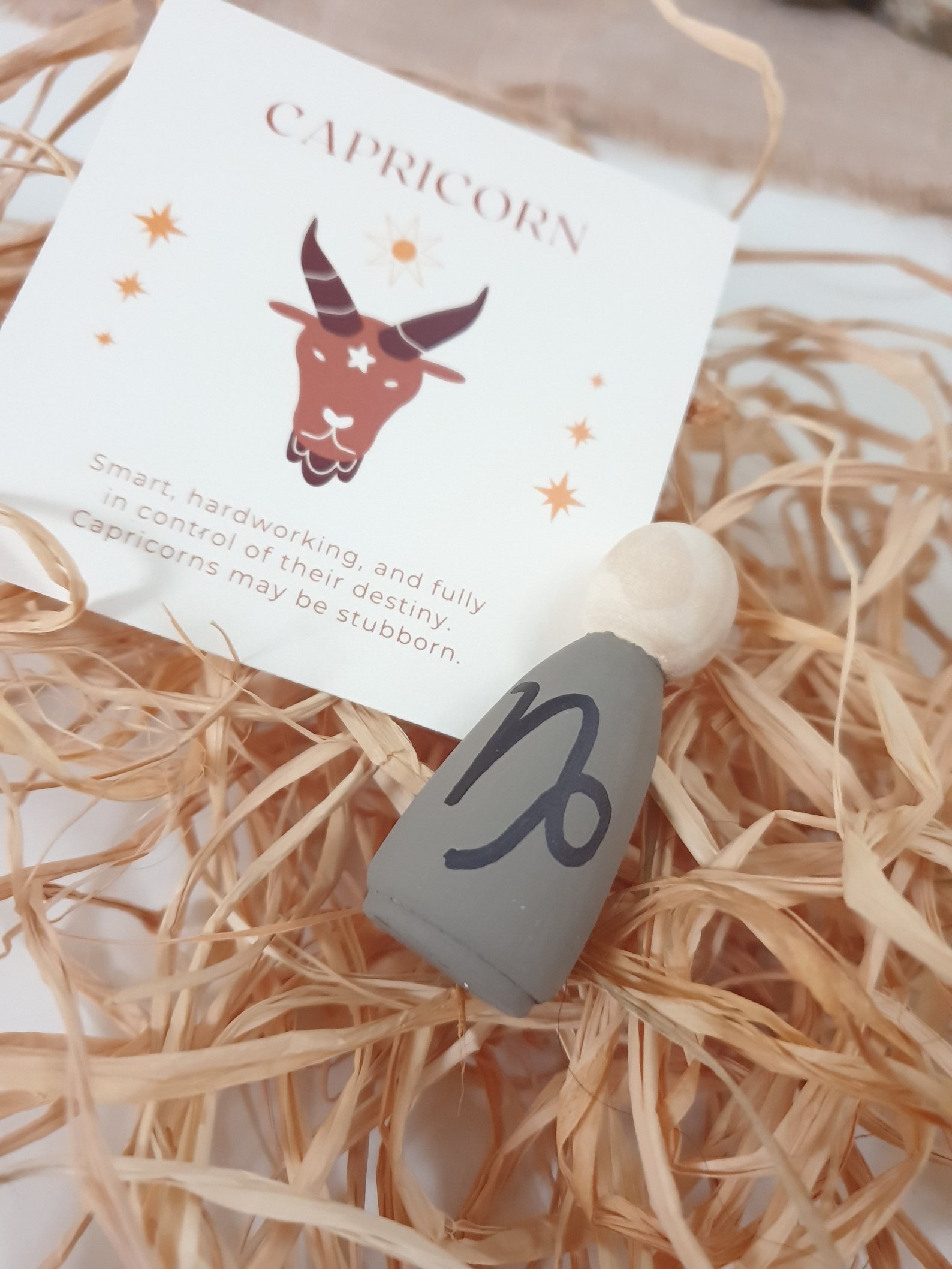 Zodiac Star Sign Peg Dolls, Valentines Day & Birthday Gift for ...