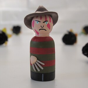 Freddy Krueger Peg Doll, Nightmare on Elm Street Keepsake Horror ...