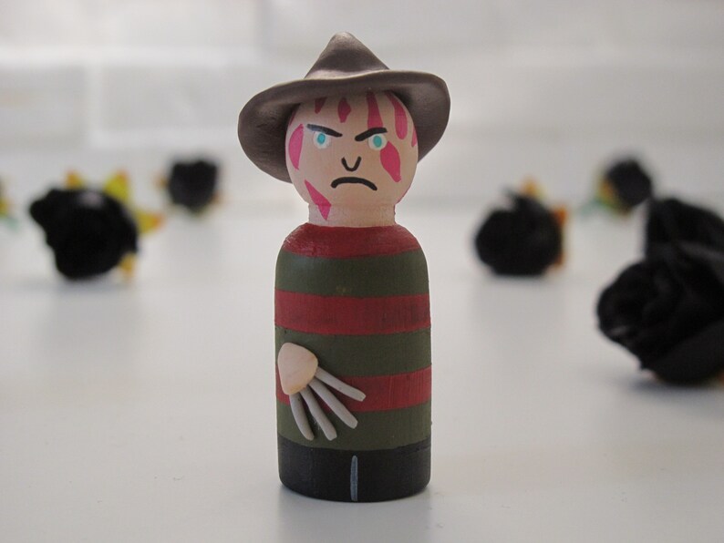 Freddy Krueger Peg Doll, Nightmare on Elm Street Keepsake Horror ...
