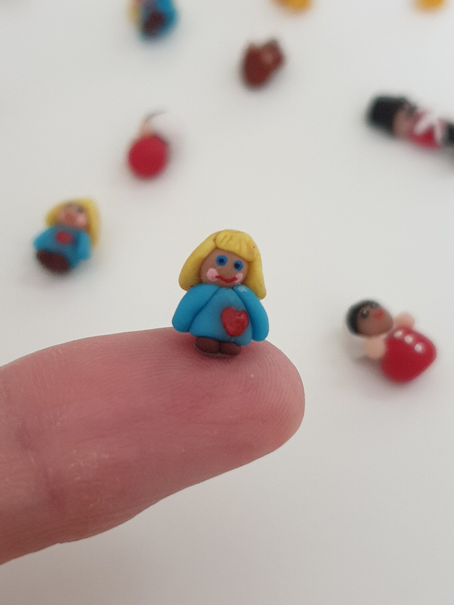 Teeny Tiny Miniature Figurine Mini Polymer Clay Dollhouse | Etsy