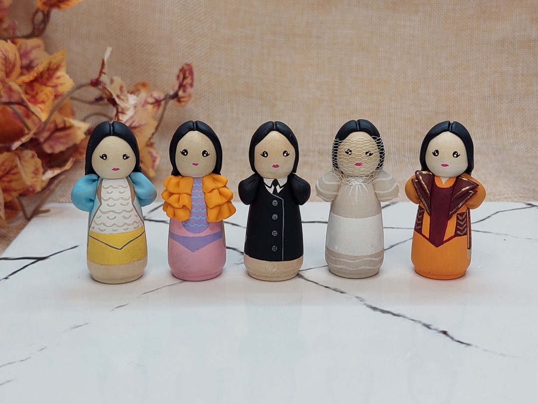 Poor Things Bella Baxter Wooden Peg Doll Set - Etsy UK