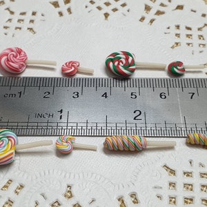 Miniature Lollipop Candy Dollhouse Accessory Sweet Food, 1 12 & 1 6 ...