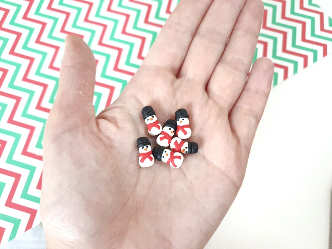 Miniature Snowman, Mini Toys for Christmas Dollhouse Home, 1:12 Scale ...