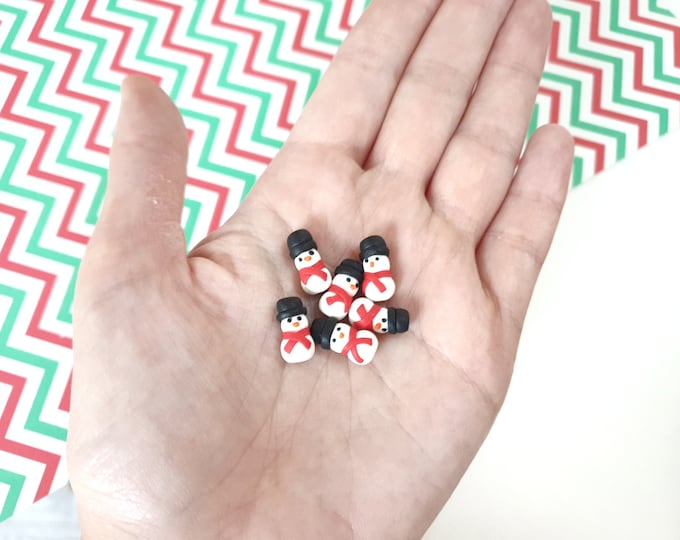 Miniature Snowman, Mini Toys for Christmas Dollhouse Home, 1:12 Scale ...