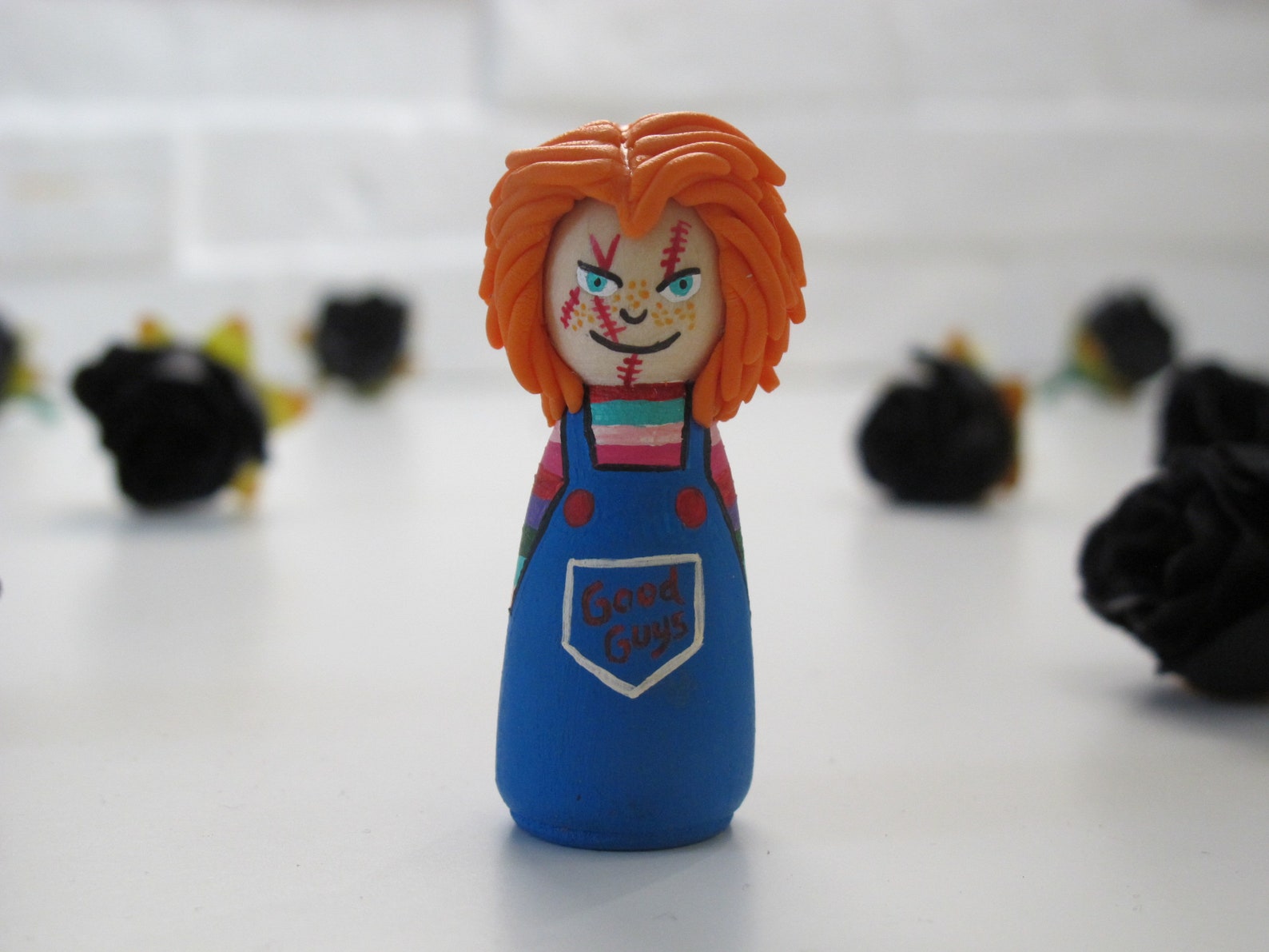 Chucky Peg Doll Horror Collectibles Gift for Horror Movie - Etsy