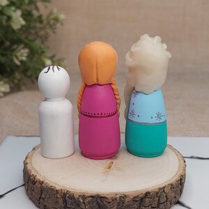 Frozen Peg Doll / Elsa, Anna, Olaf Figurines / Frozen Themed Birthday ...