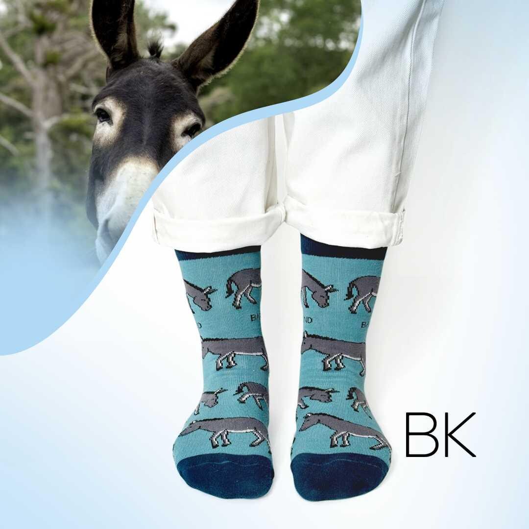 Save the Donkeys Bamboo Socks - Etsy