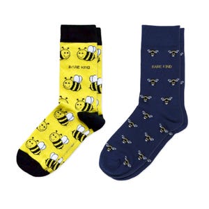 The Bee 2 Pack Bamboo Sock Set - Etsy