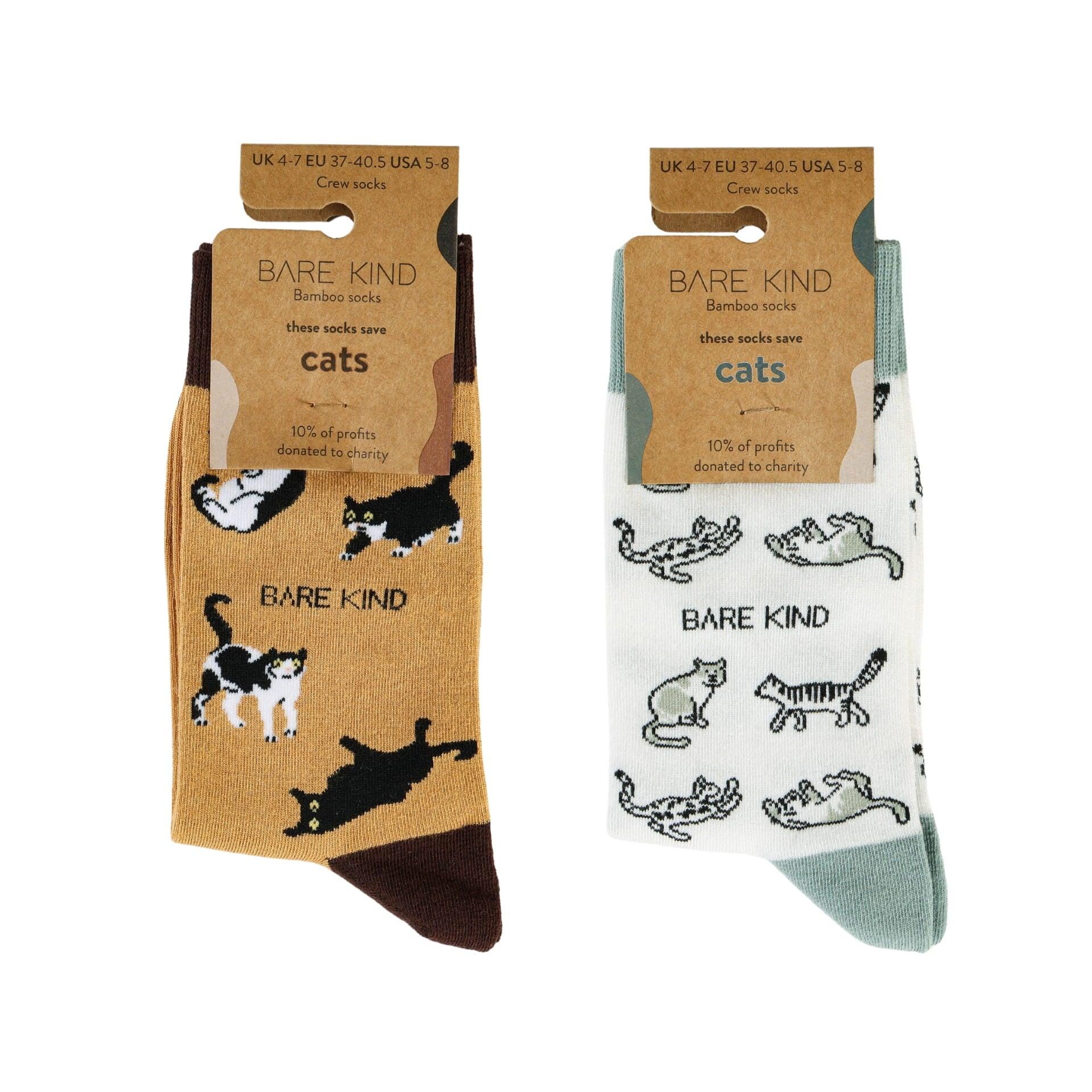 The Purr-fect Pair Bamboo Sock Set - Etsy