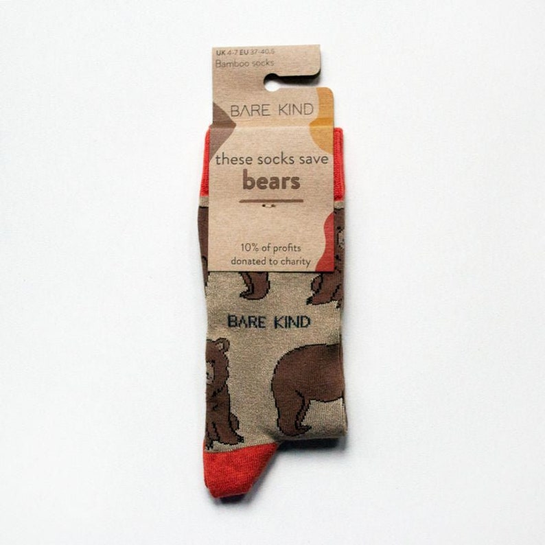 Save the Bears Bamboo Socks - Etsy