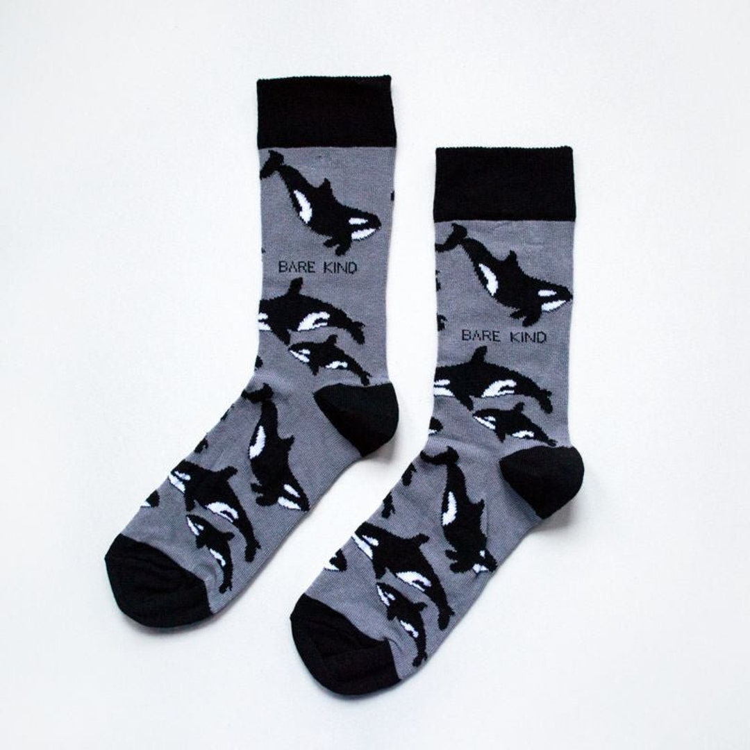 Save the Orcas Bamboo Socks - Etsy