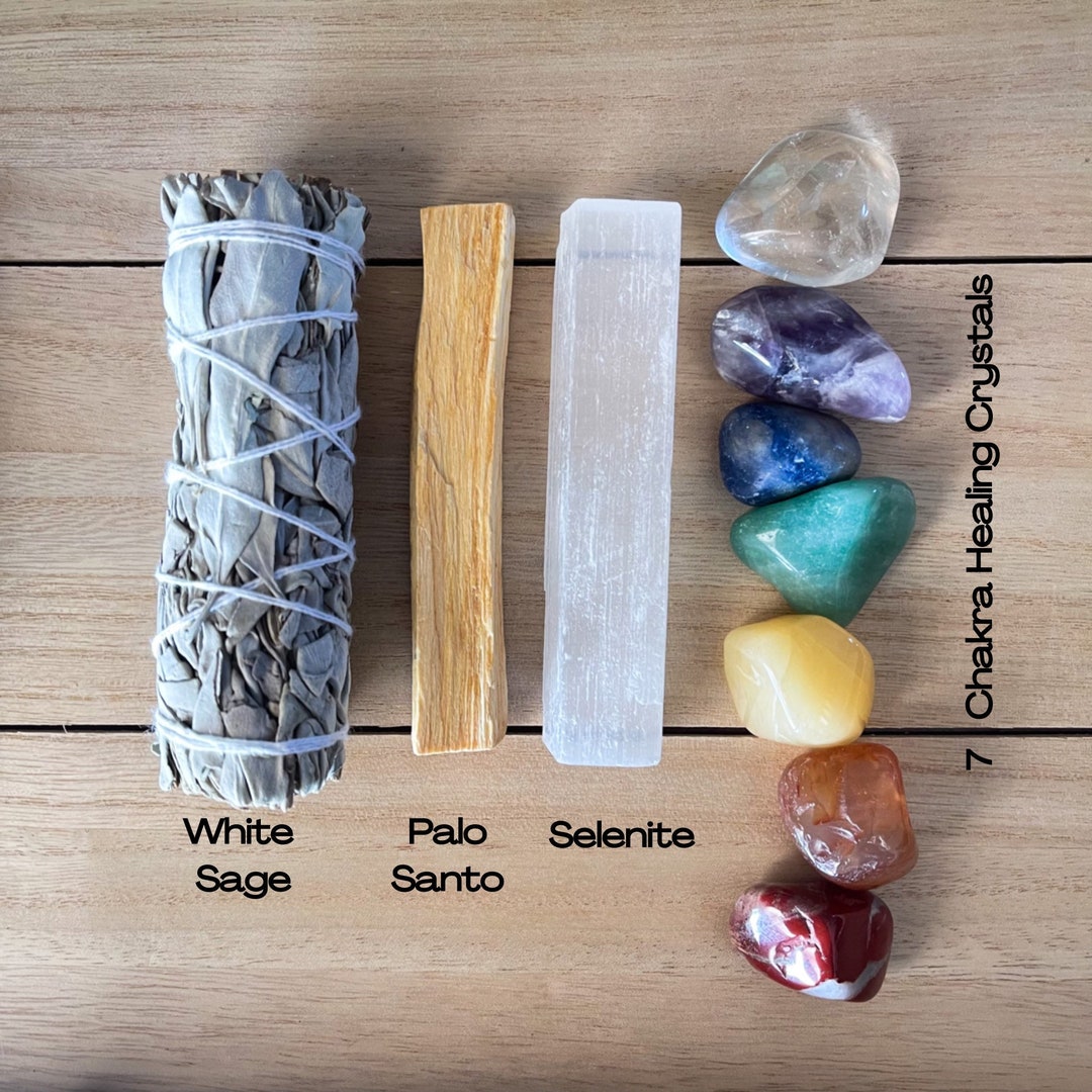 Chakra Healing And Cleansing Kit 7 Chakra Stone Beginner Crystal Kit