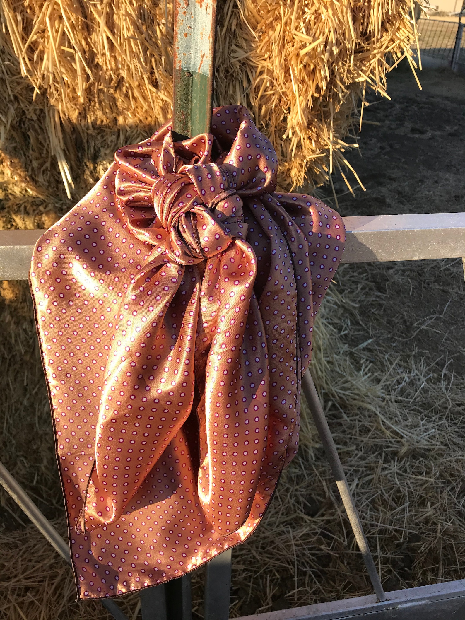 Small Polka Dot New Cowboy Wildrag Western Neck Scarf Bandana Silky - Etsy