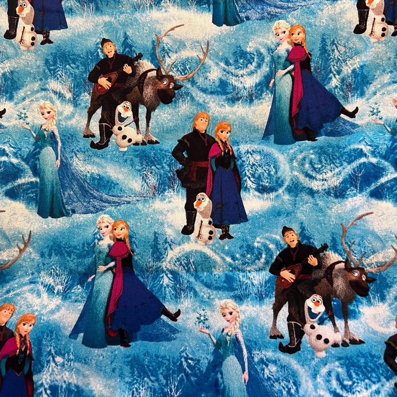 Frozen Fabric - Etsy