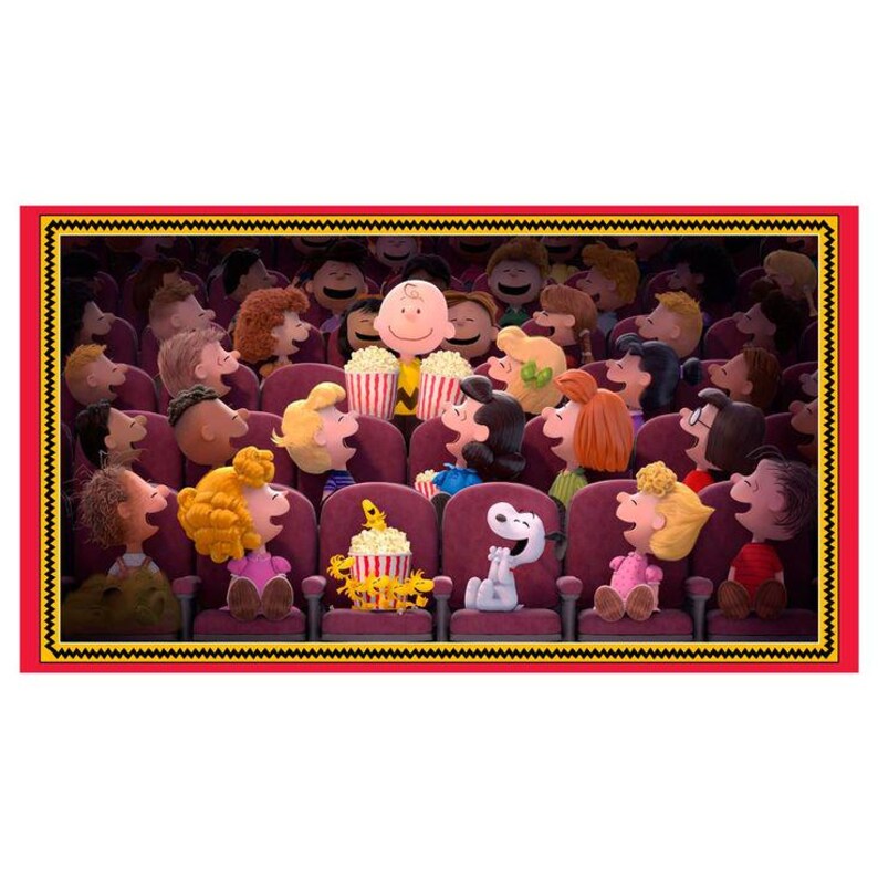 Popcorn & Peanuts Panel - Charles M. Schulz's - Etsy