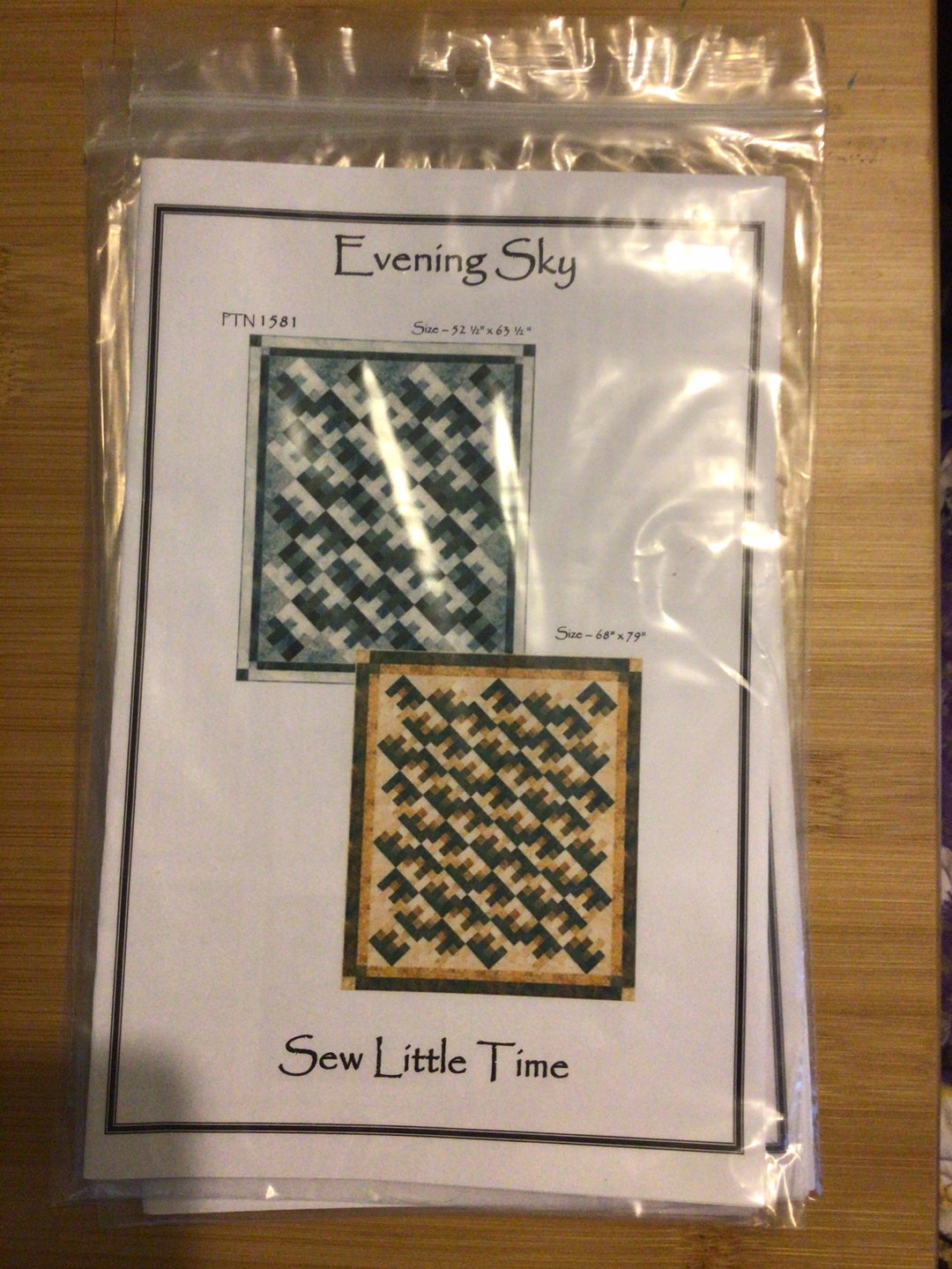 Evening Sky Sew Little Time Quilt Pattern - Etsy