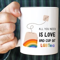 Lesbian Coffee Mug | Lesbian Pride | Lesbian Flag Mug | Gay Gifts ...