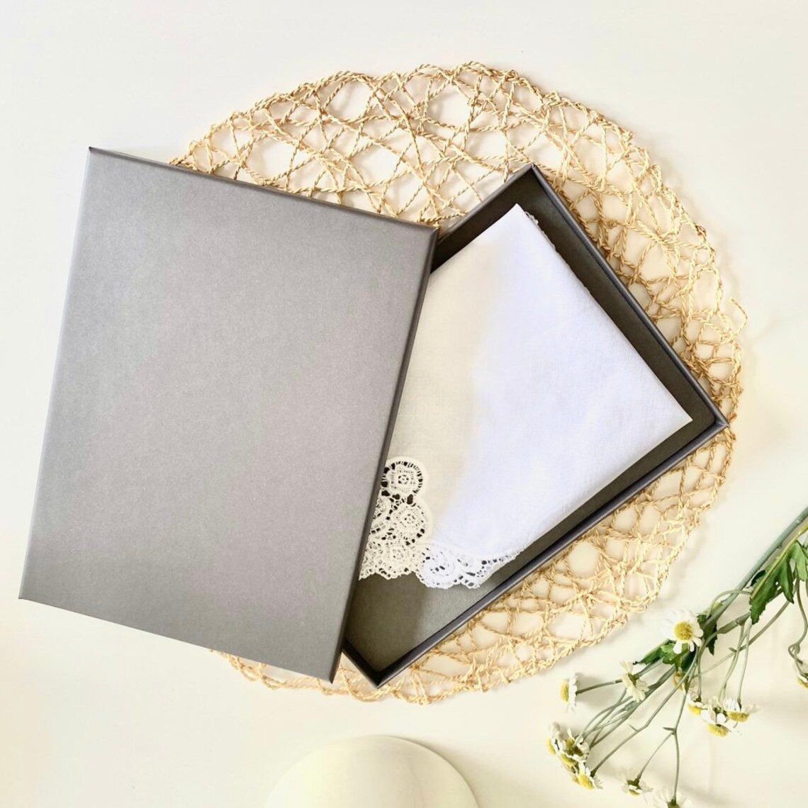 Personalised Wedding Handkerchief Gift From Father and Mother - Etsy