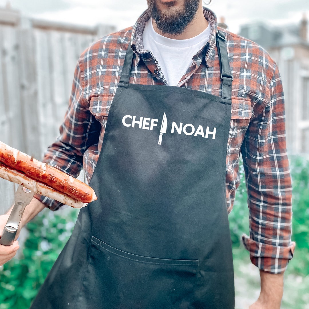 Personalised Cooking Apron for Men / Kitchen Cooking Gift for Him Uncle ...