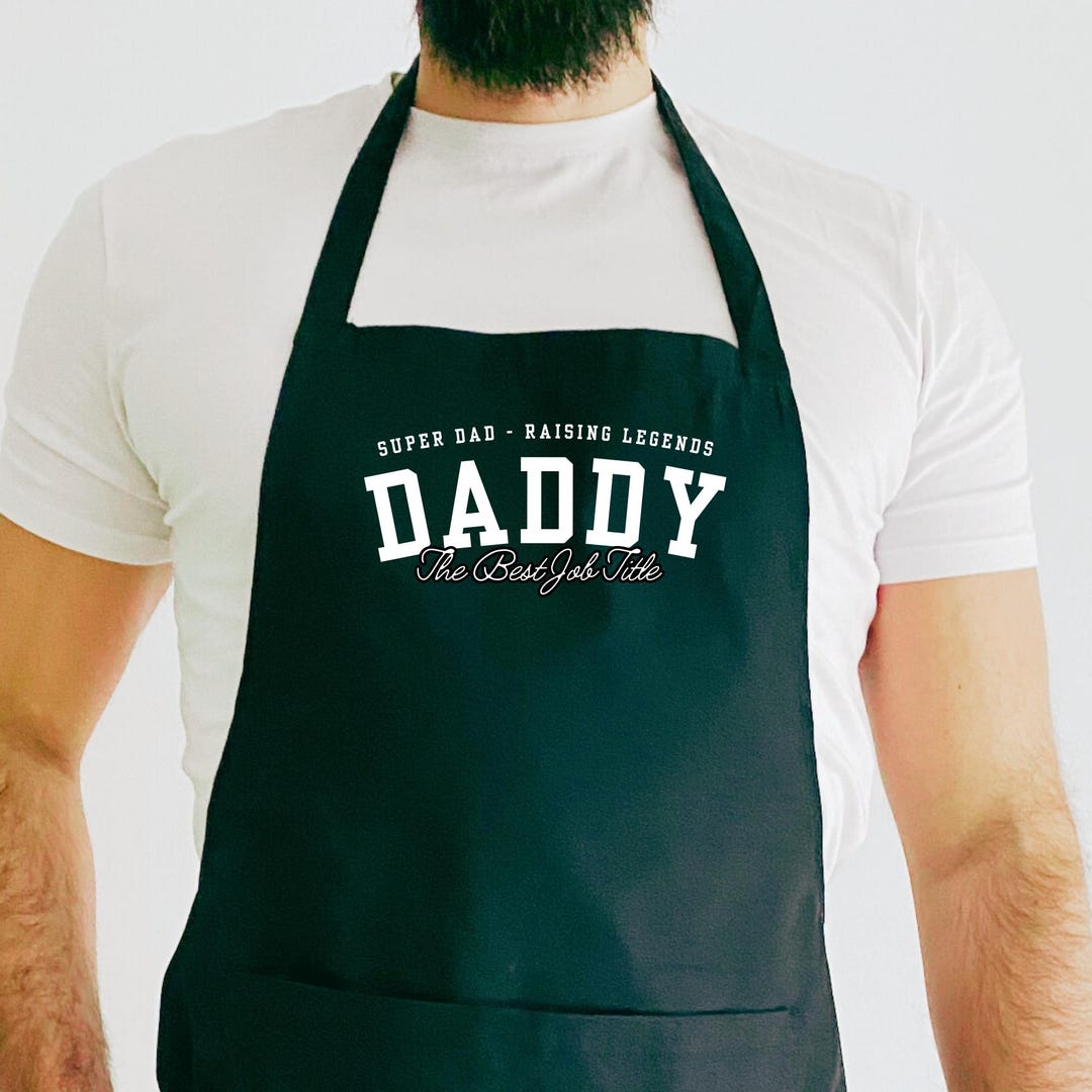 Daddy Apron Gift for Dad Raising Legends BBQ Apron Father’s Day Gift ...