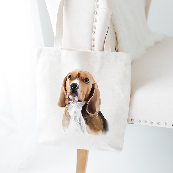Beagle Tote Bag - Etsy